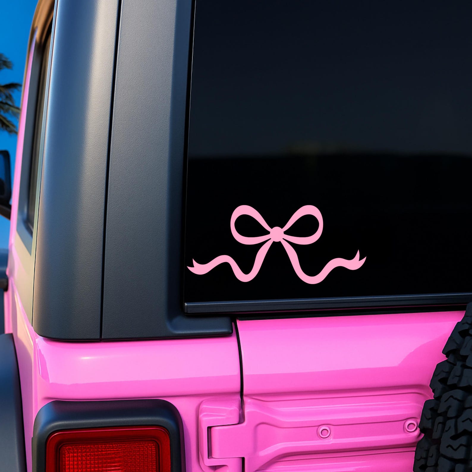 Coquette Bow Vinyl Decal, Cute Car Decal, Coquette Bow Sticker, Girly ...