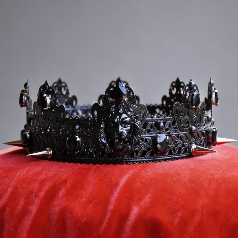 Black Crown of Spikes - Etsy