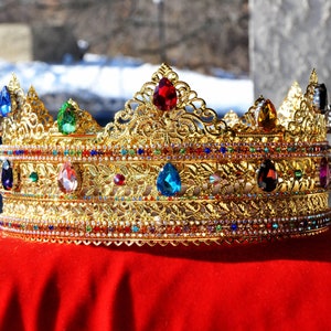 Exclusive Rainbow Pride Crown – Perfect for Pride Events Men Crown King ...