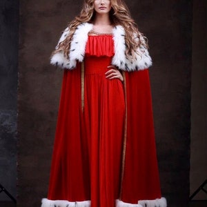 Royal Cape, Red Royal Cape, Historical Costume, Cape, King Robe Royal ...