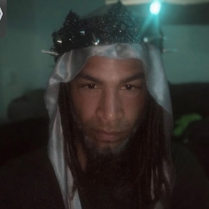 Black Spiked Crown ANY COLOR RHINESTONES Gothic King Mens Crown Spike ...