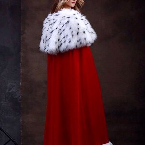 Royal Cape, Red Royal Cape, Historical Costume, Cape, King Robe Royal ...