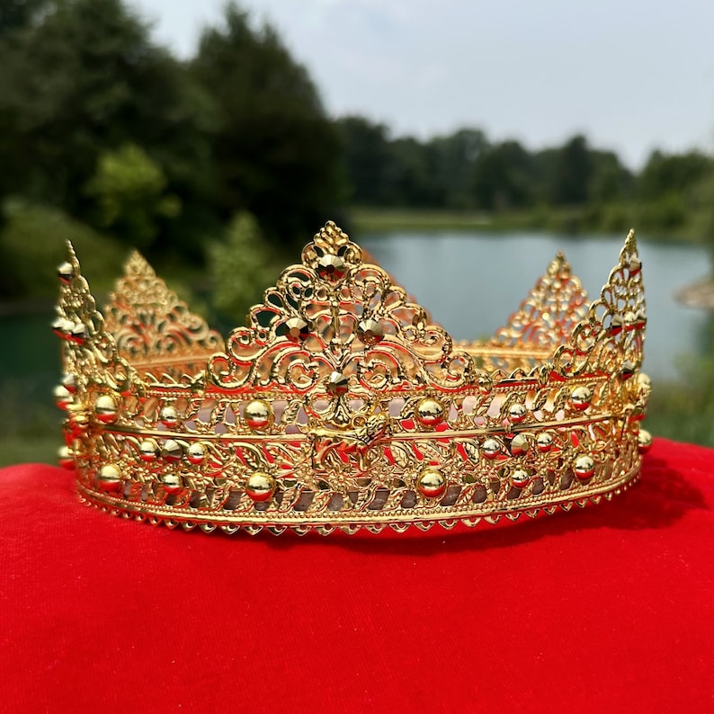 Gold Couple Crowns Wedding Crowns Orthodox Crowns Wedding - Etsy