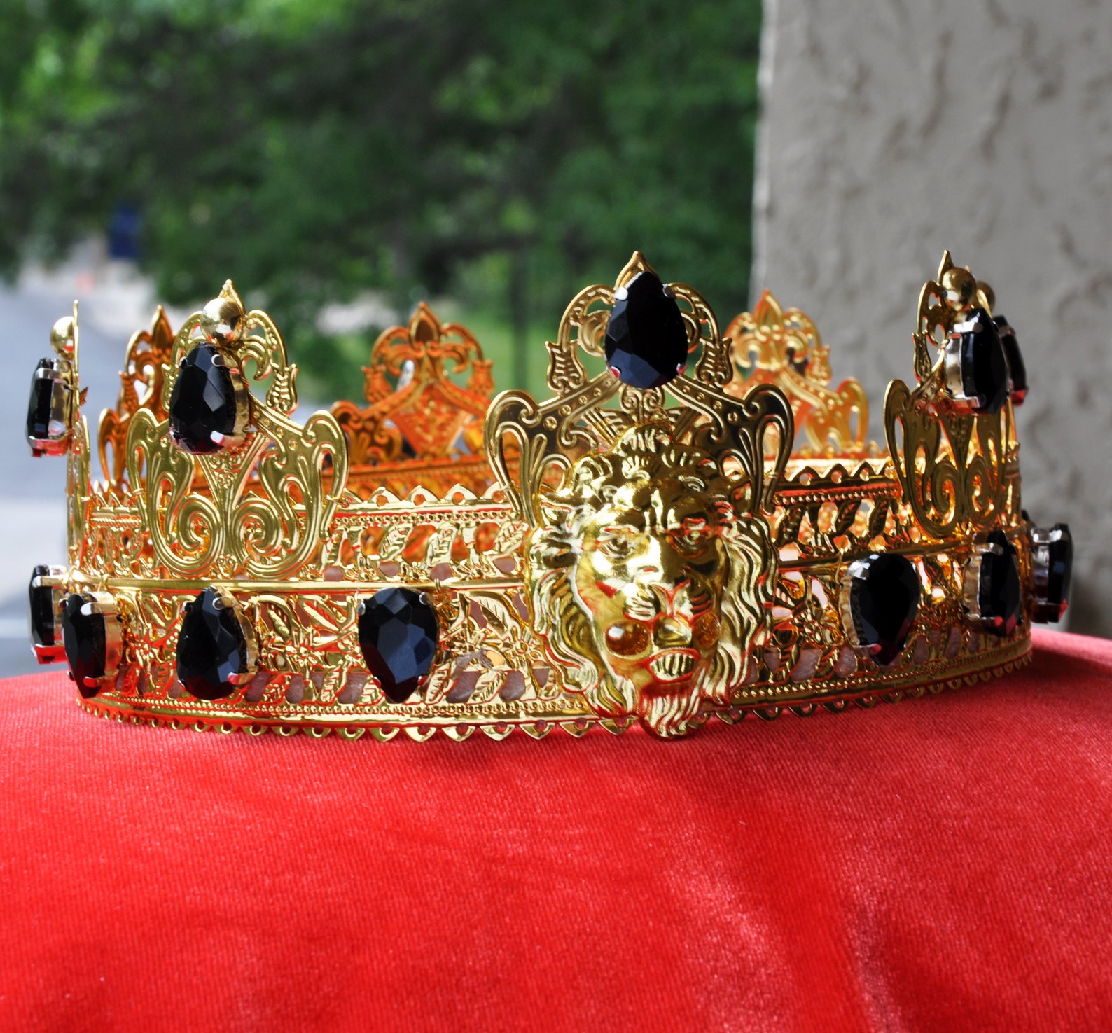 LION Men King Crown Male Crown Men's Crown Crowns and - Etsy