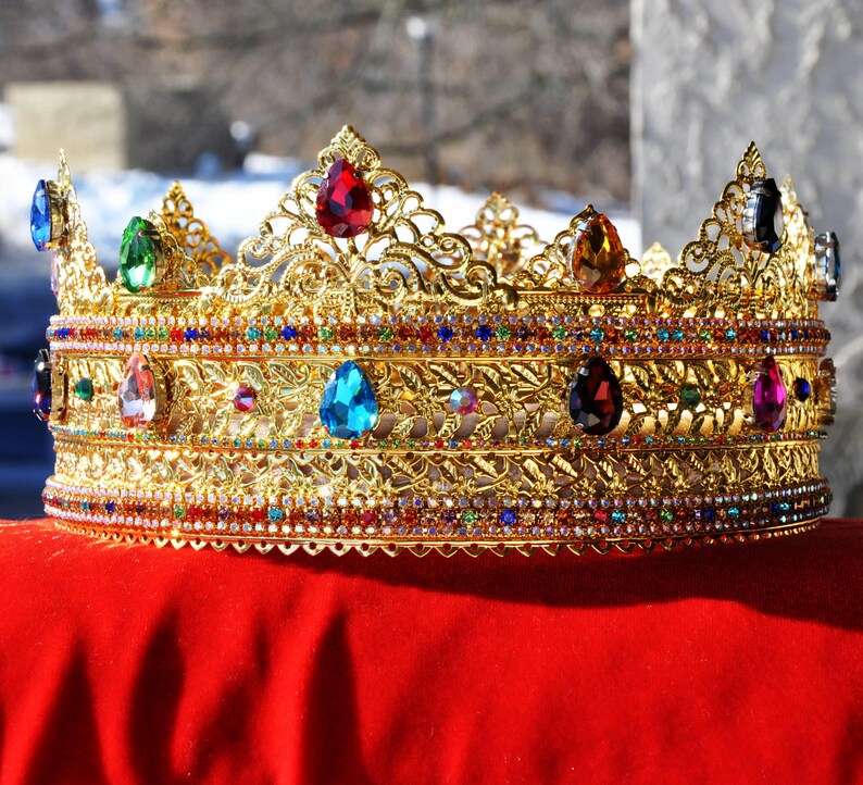 Exclusive Rainbow Pride Crown – Perfect for Pride Events Men Crown King ...