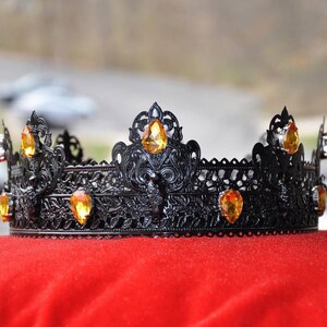 BUFFALO SKULLS Gothic Crown, King Crown, Male Crown, Men's Crown ...
