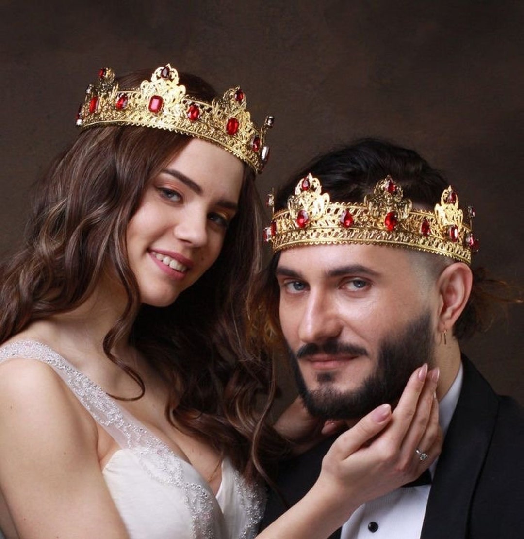Wedding Crown, Couple Crowns, Orthodox Crowns, Groom and Bride Crowns ...