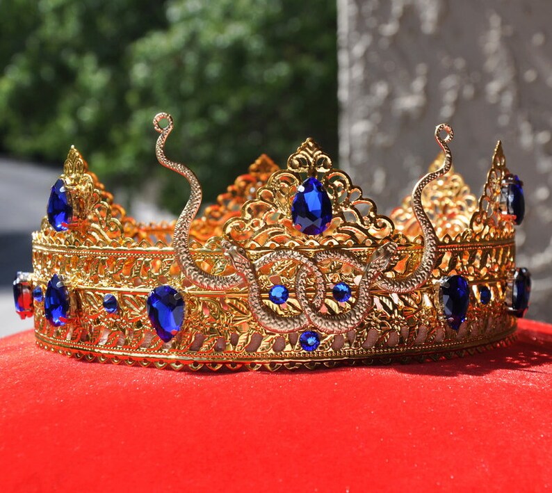 SNAKE King Crown Male Crown Men's Crown Crowns and - Etsy