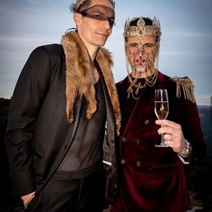 Face Mask Crown, Gold Crown, Gold Gothic Crown, Gothic Crown Custom ...