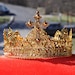 Handmade Gold Cross King Crown: Medieval Royal Cosplay - Etsy