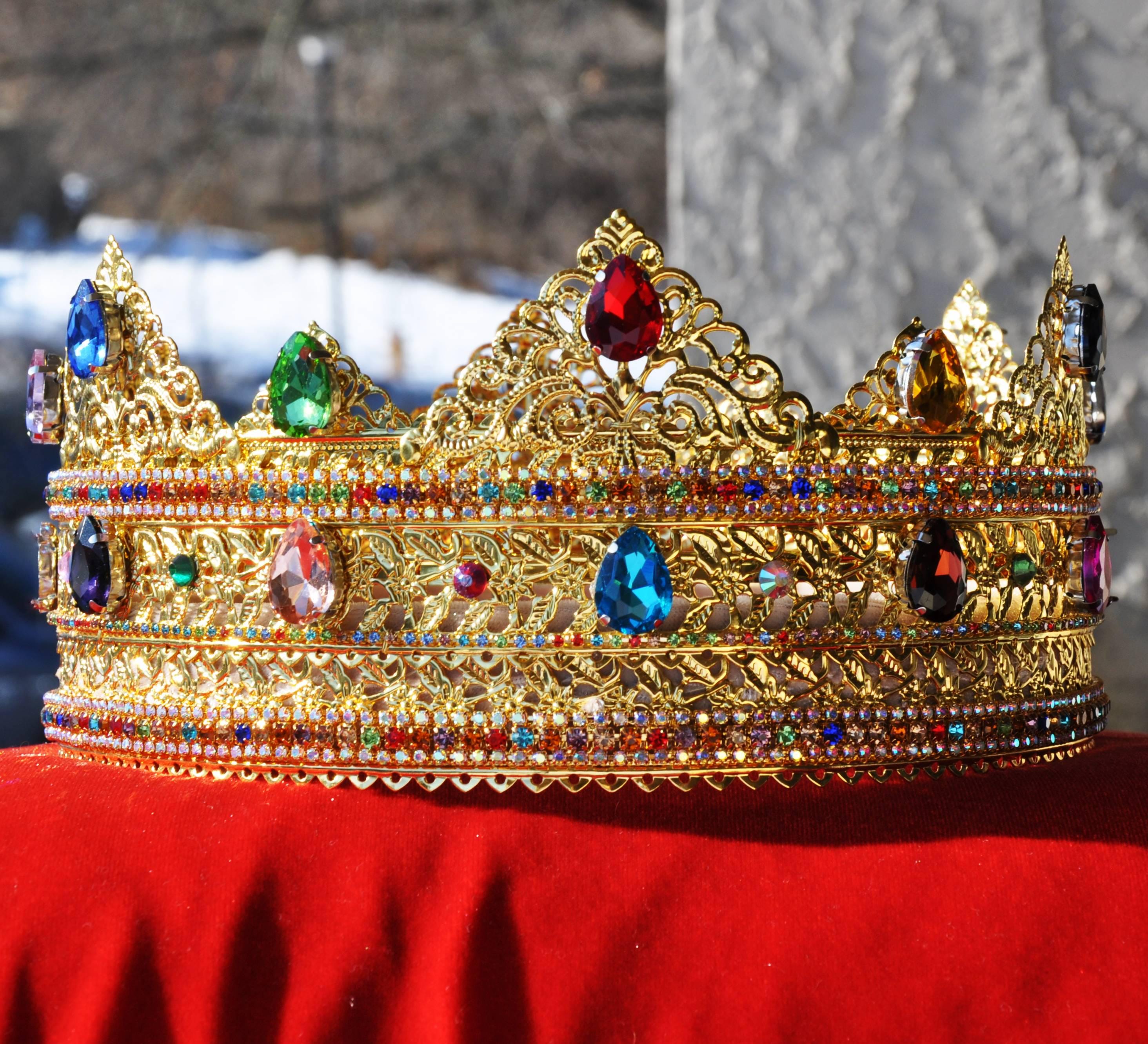 Exclusive Rainbow Pride Crown – Perfect for Pride Events Men Crown King ...