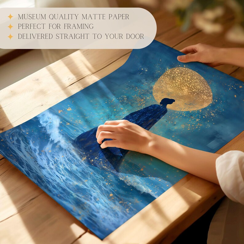 Yemoja Yoruba Water Goddess Matte Print Goddess of the Sea Matte Print ...