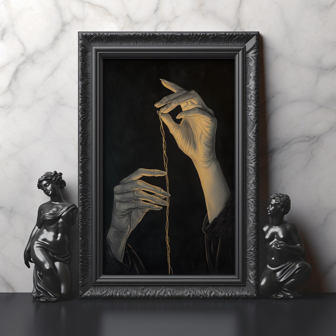 The Strings of Fate Quality Matte Print Greek Mythology the Fates ...