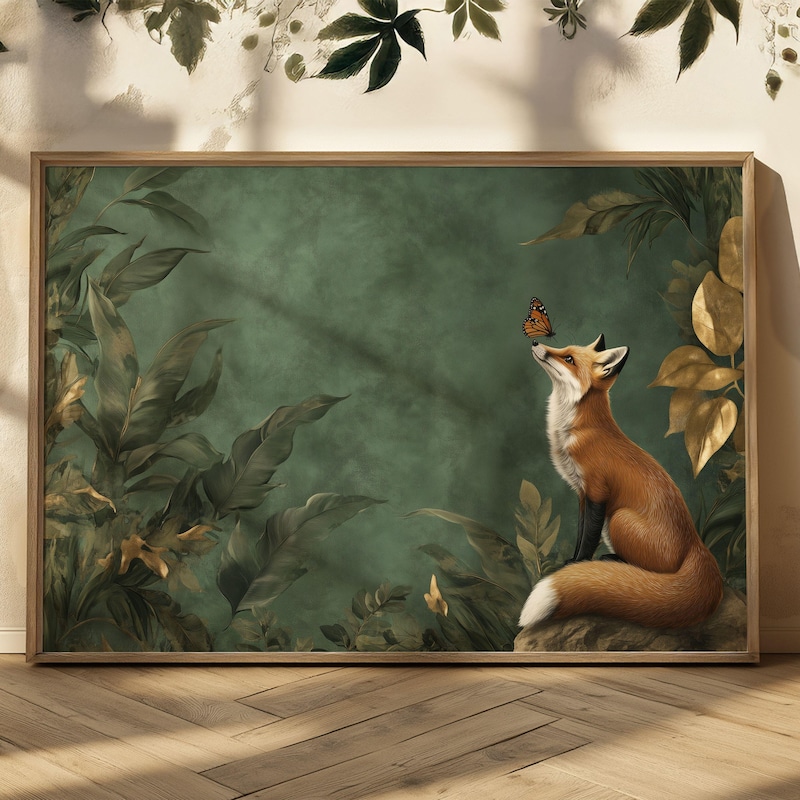 Whimsical Fox - Etsy