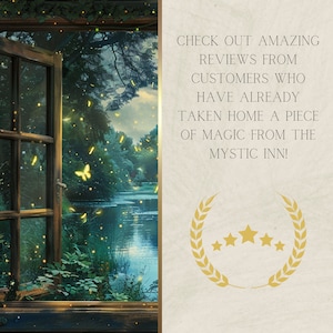 Enchanted Forest Window Tapestry Art Fantasy Forest Wall Art Enchanted ...