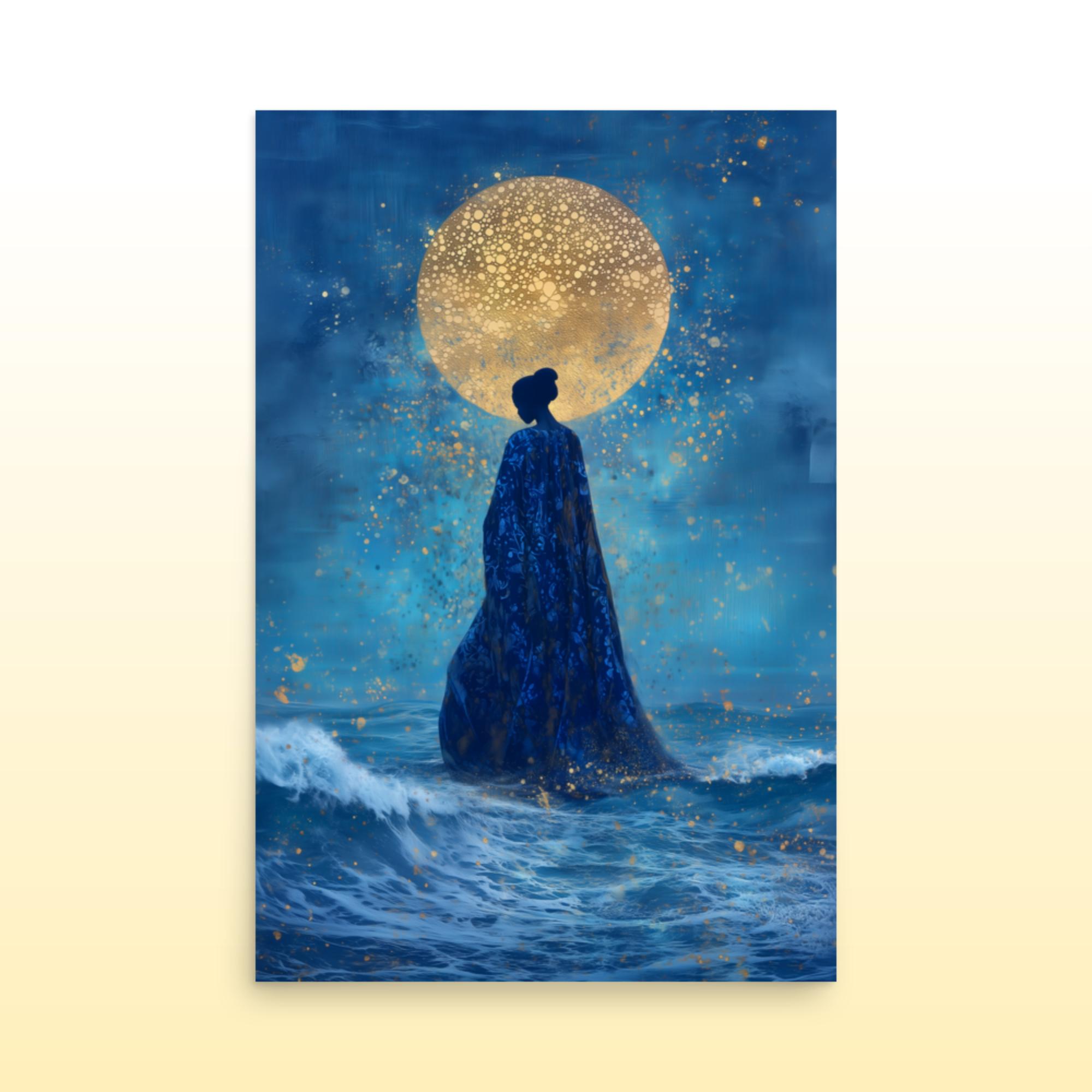Yemoja Yoruba Water Goddess Matte Print Goddess of the Sea Matte Print ...
