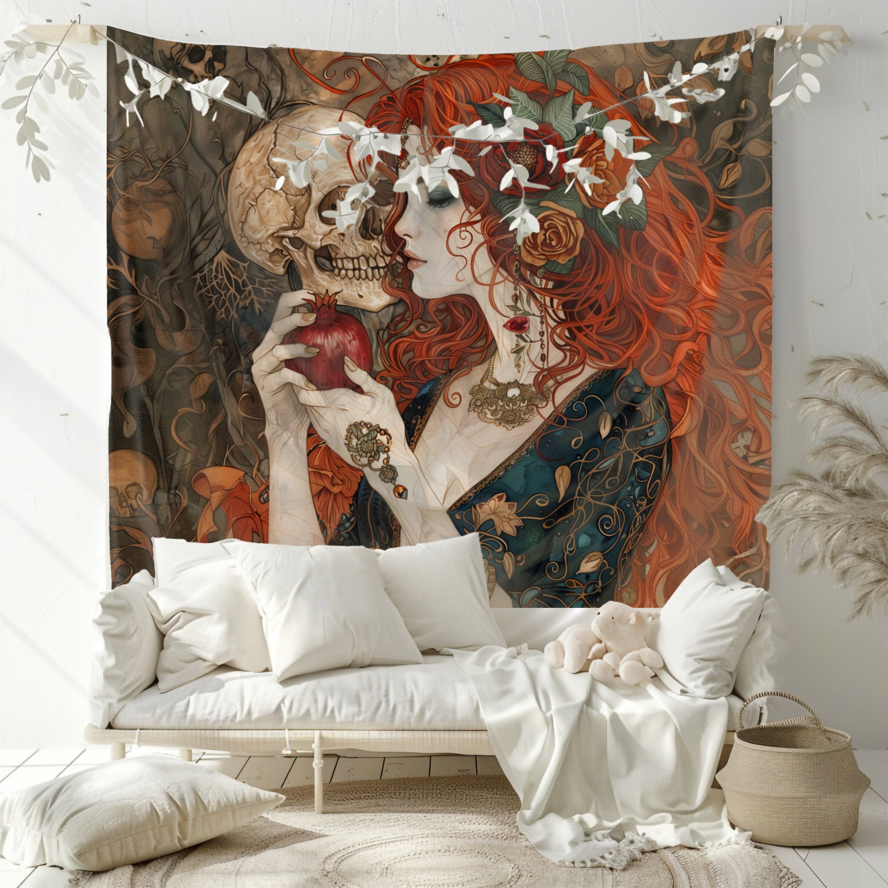 Persephone Goddess of the Underworld Large Tapestry Persephone With ...