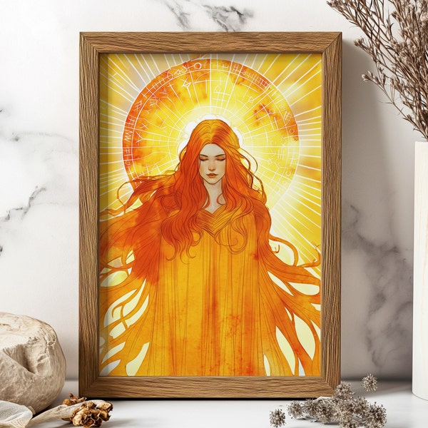 Sun Goddess Art - Etsy