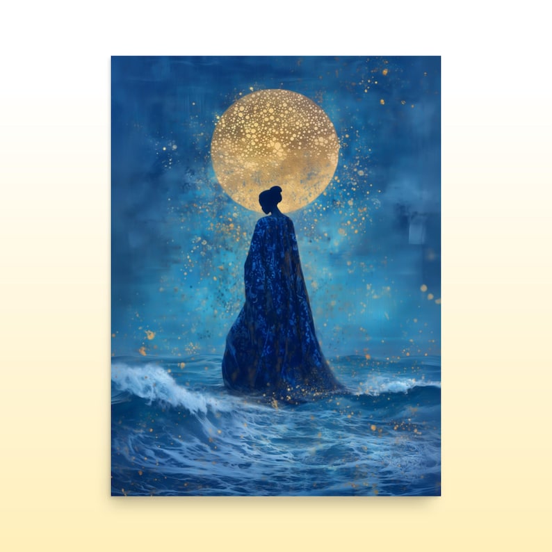 Yemoja Yoruba Water Goddess Matte Print Goddess of the Sea Matte Print ...