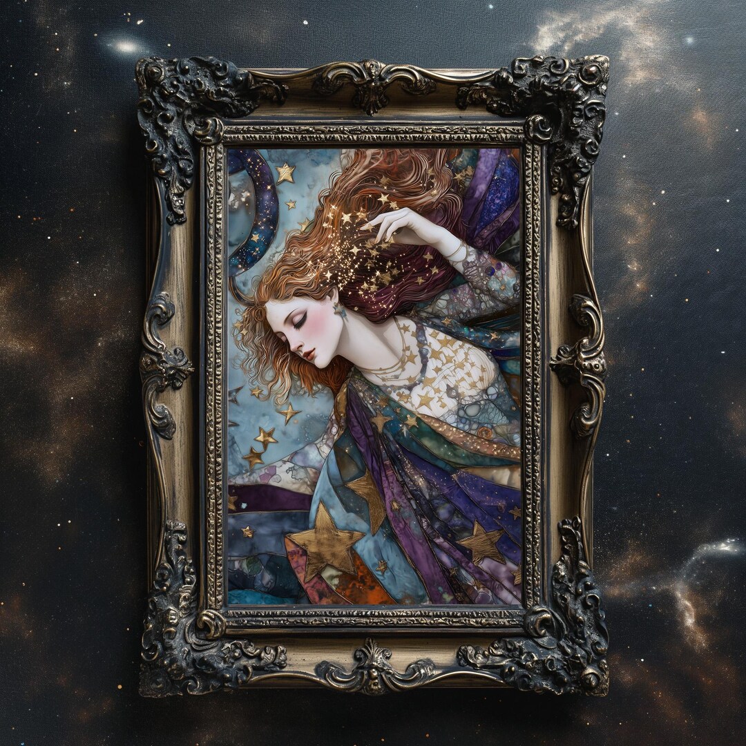 Asteria Greek Goddess of Stars Quality Matte Print Greek Goddess Wall ...