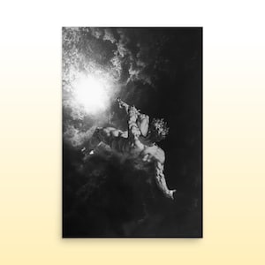 The Fall of Icarus Monochrome Matte Print Modernized Rendition Fall of ...