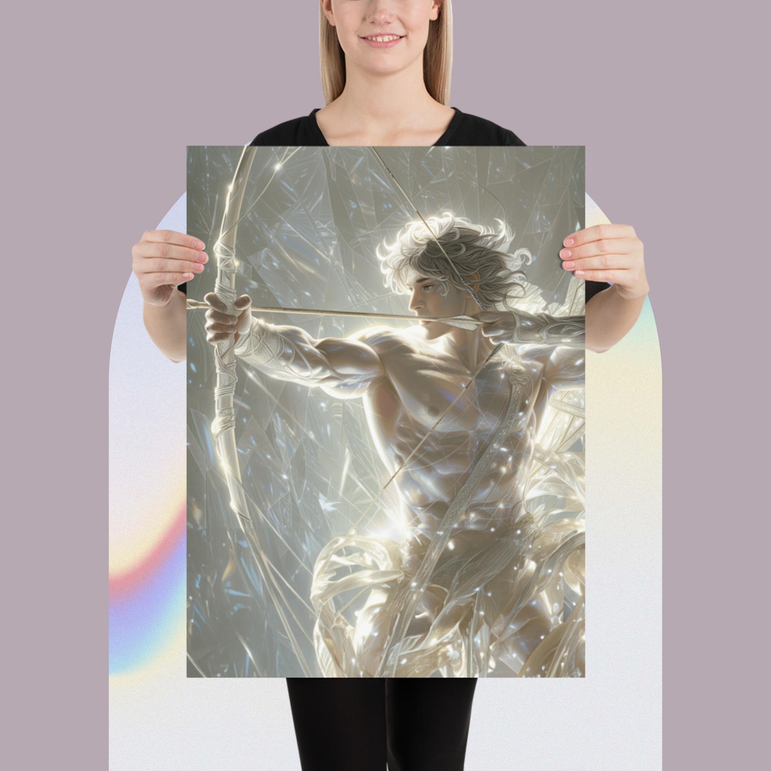 Apollo's Radiance Matte Print, Greek God Apollo Print, Greek Mythology ...