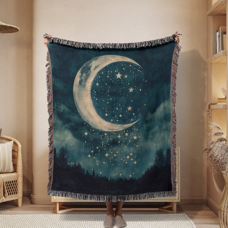 Moon Phase Tapestry - Etsy