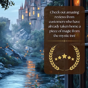 Enchanted Castle Window Tapestry Art Fantasy Castle Wall Art Enchanted ...