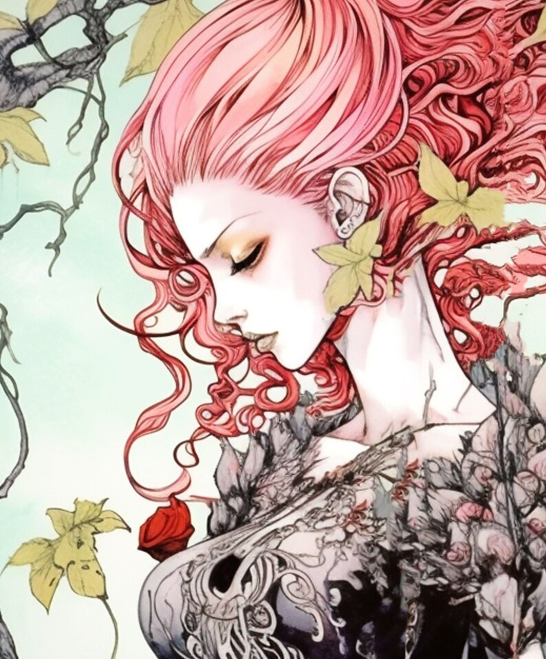 Persephone Goddess of the Underworld Matte Print Persephone - Etsy