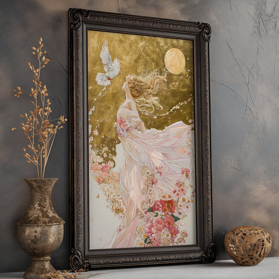 Greek Goddess of Beauty Aphrodite Matte Print, Goddess of Love Print ...