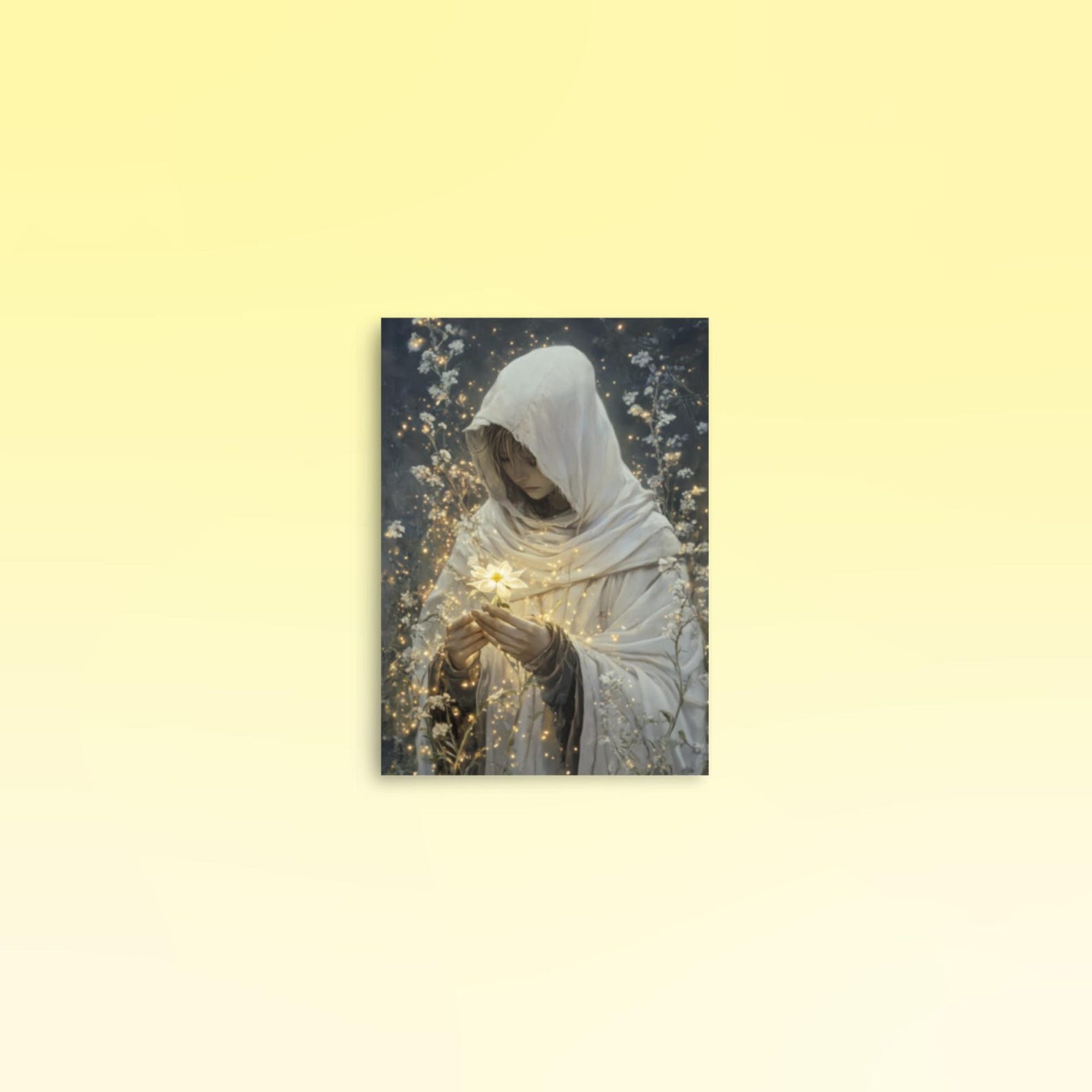 The Healer Matte Print Fantasy Wall Decor Matte Print White Mage Print ...
