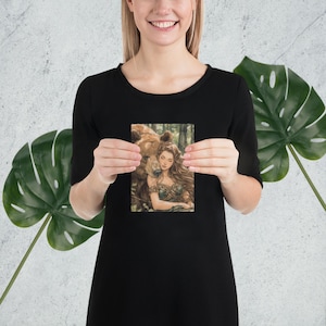 Artio Celtic Goddess of the Wilderness Poster Print Celtic Bear Goddess ...