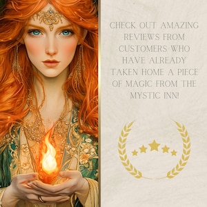 Celtic Goddess Brigid Matte Poster, Celtic Goddess of Fire and Healing ...