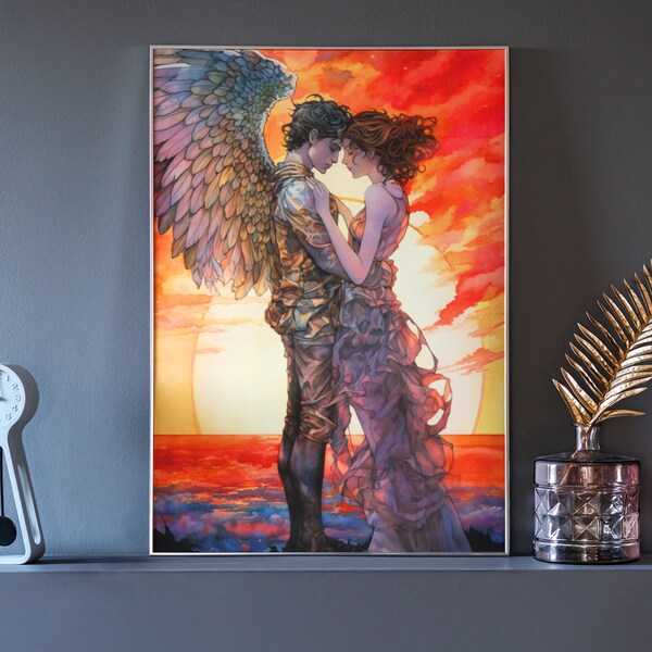 Eros and Psyche Art - Etsy