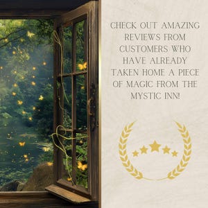 Enchanted Forest Window Tapestry Art Fantasy Forest Wall Art Enchanted ...