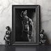 Hermes Greek God of Speed Monochrome Matte Print, Hermes Greek God Art ...