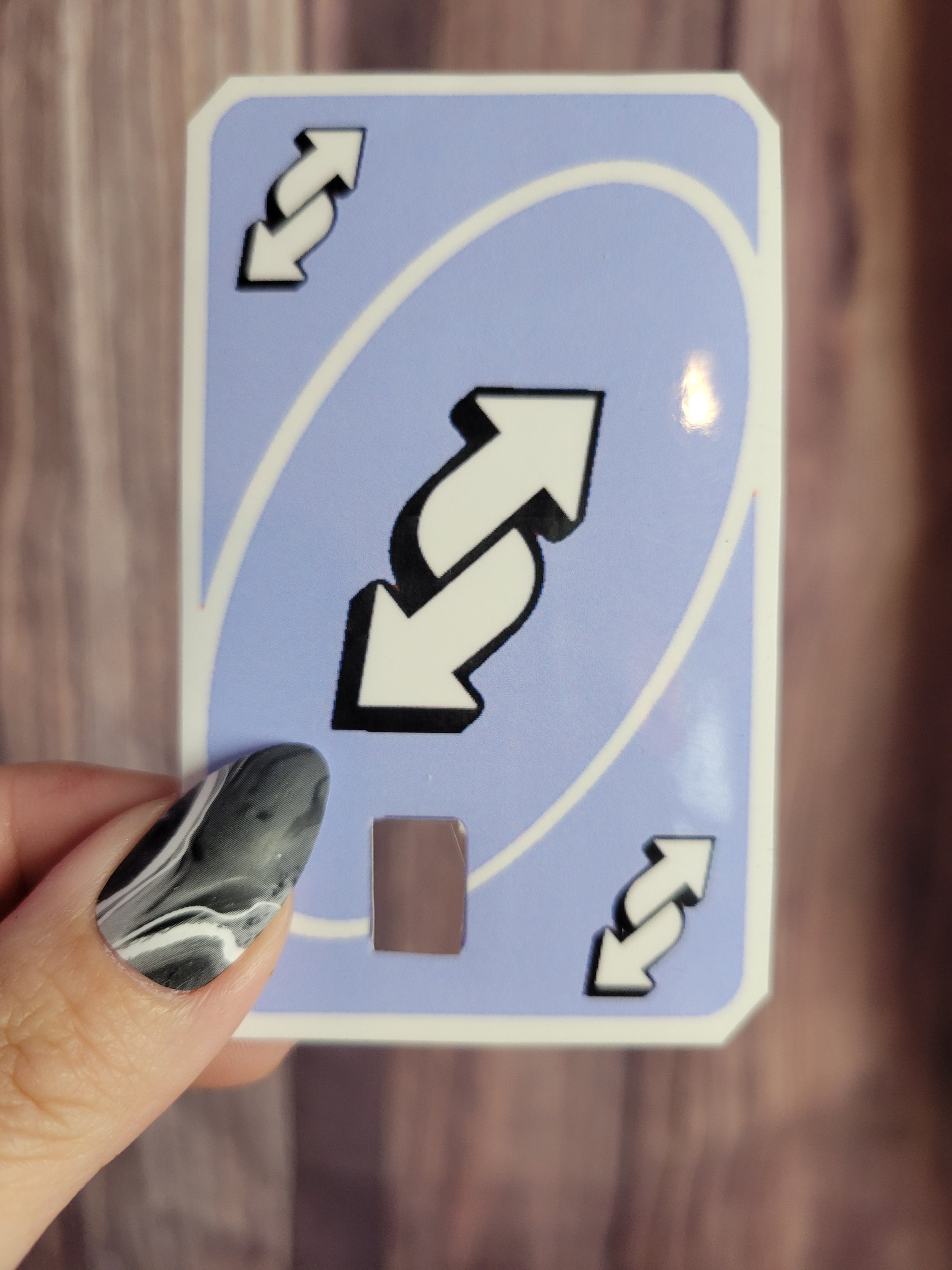 Holographic Uno Reverse Debit Card Skins - Etsy