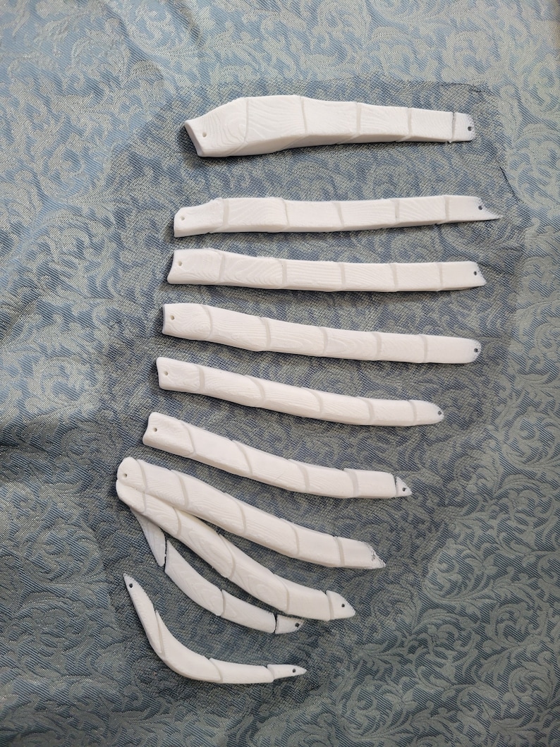 3D Rib Cage & Sternum Bones Printed White Balck Mesh Halloween Costume ...