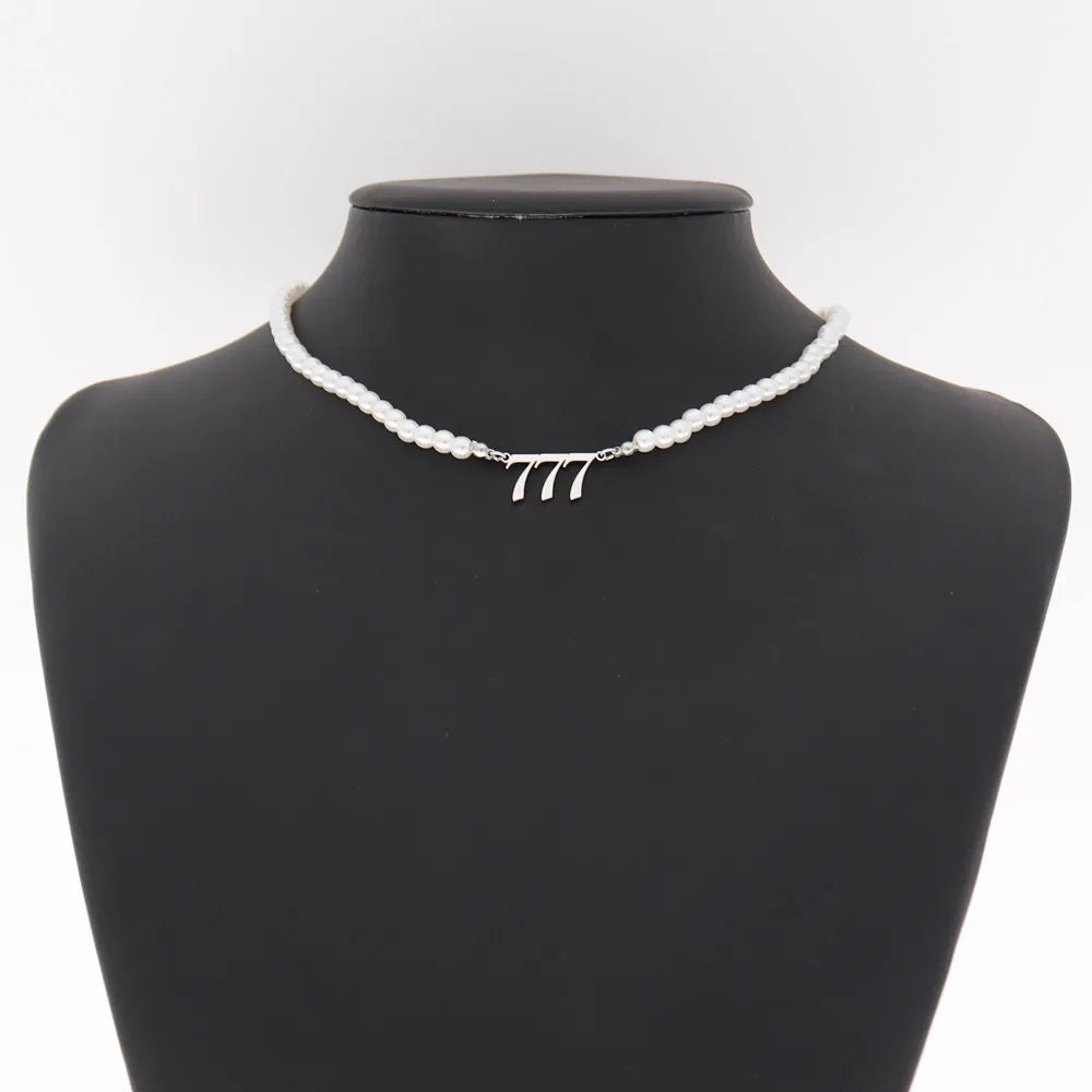 Lucky Number 444 111 777 999 Necklace Silver Angel Number Necklace ...
