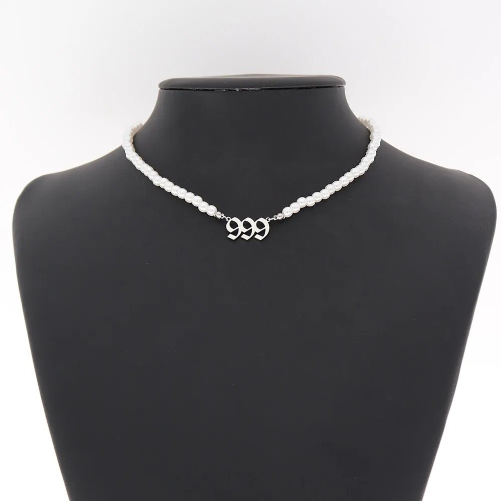 Lucky Number 444 111 777 999 Necklace Silver Angel Number Necklace ...