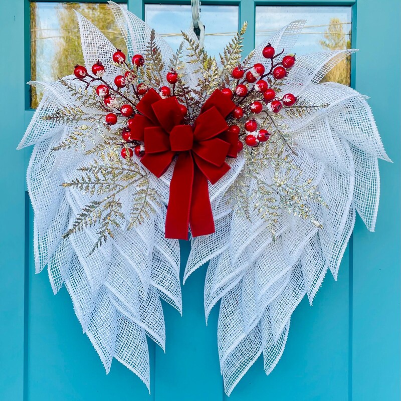 Angel Wing Wreaths - Etsy