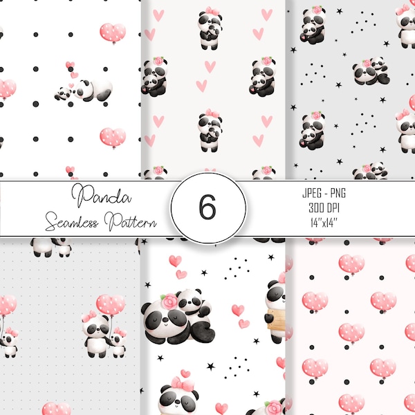 Panda Wallpaper - Etsy