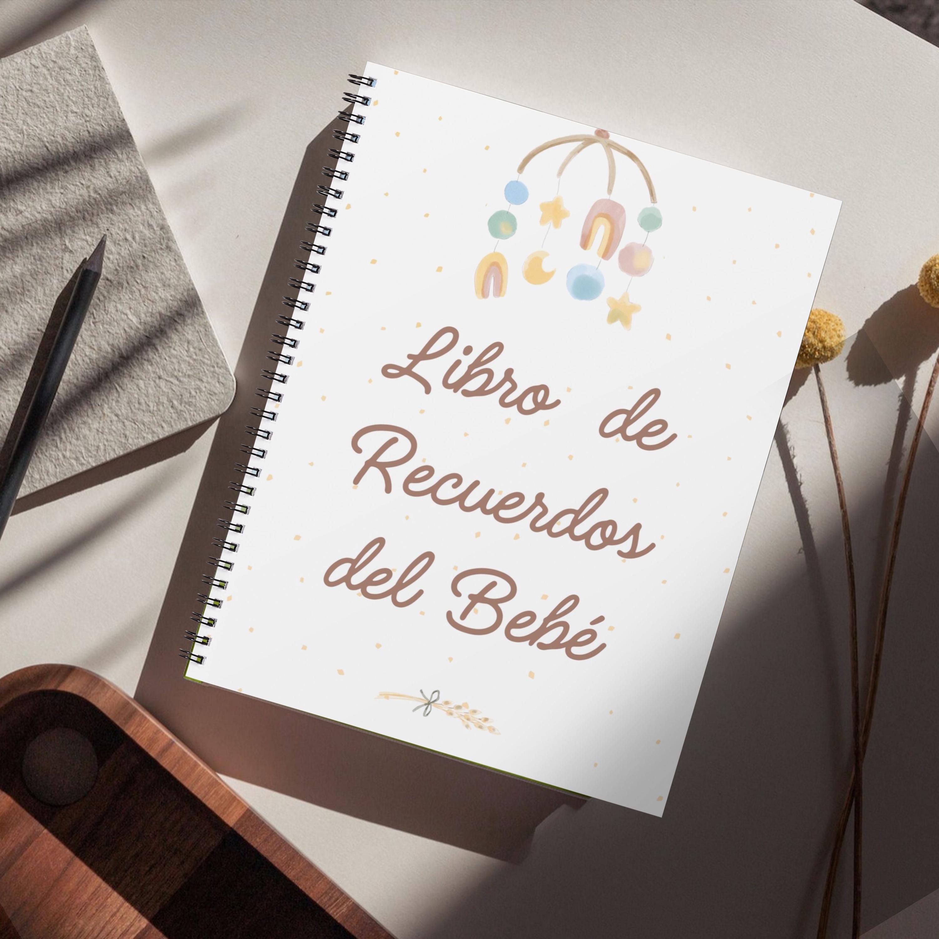 Libro De Recuerdos Del Bebé Editable | Diario De Hitos Neutro | Álbum ...