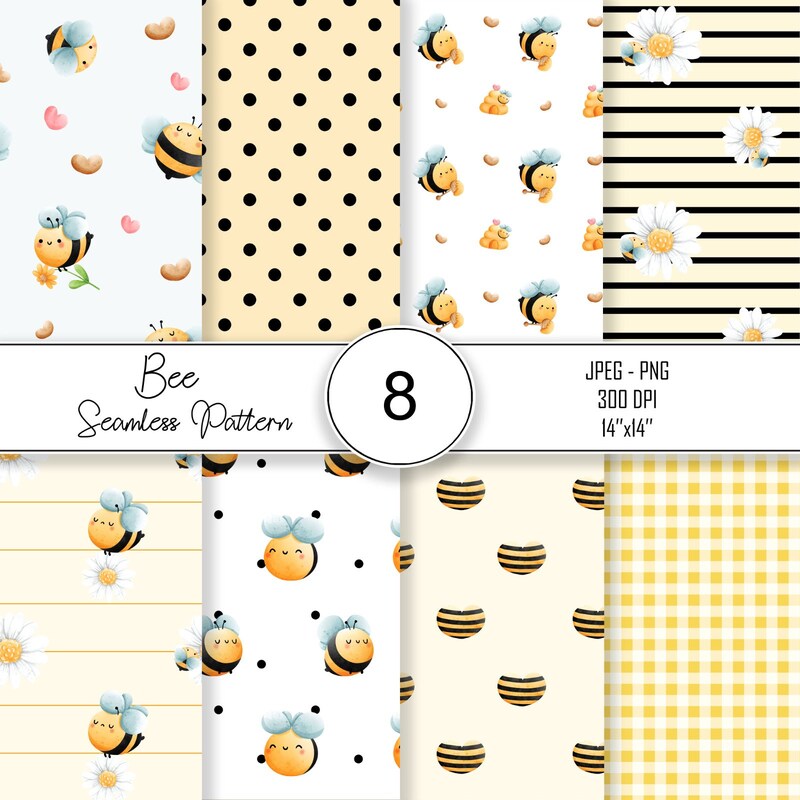 Honey Bees Wallpaper - Etsy