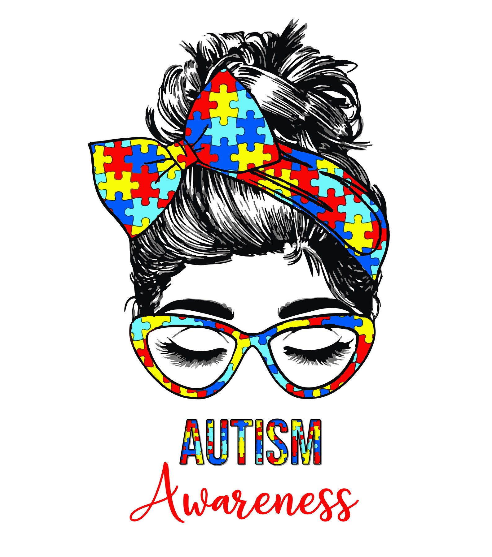 100autism Awareness Sticker Autism Sticker Water Bottle - Etsy