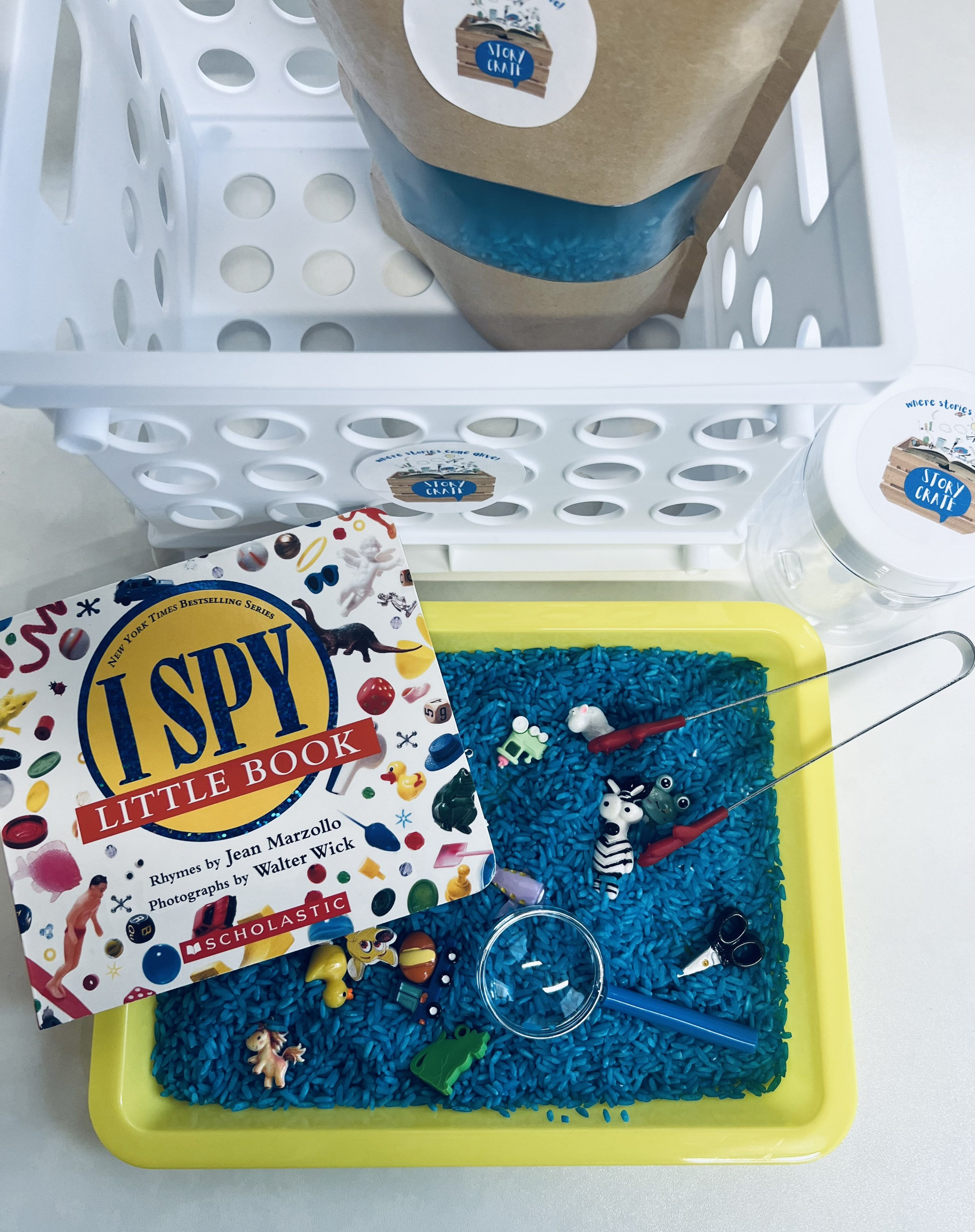 I Spy Book Kit-i Spy Objects-i Spy Crate With Book Sensory - Etsy Australia