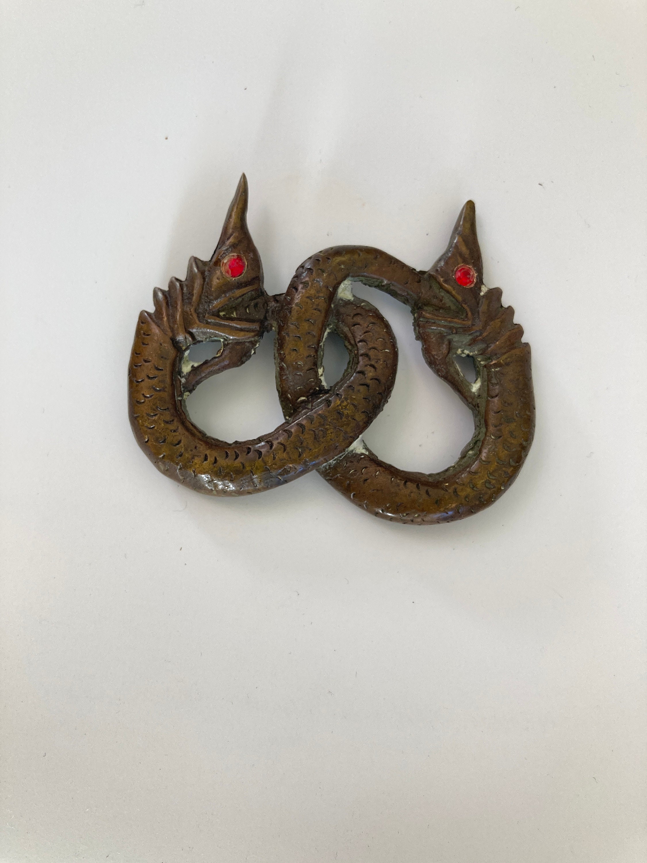 Naga Infinite Snake Amulet Serpent Figurine - Etsy