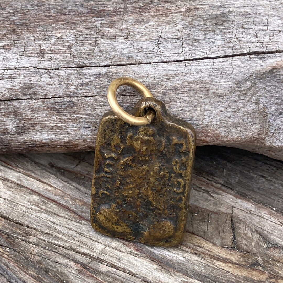 Temple Buddhist Monk Pendant Amulet Yoga Jewelry - Etsy