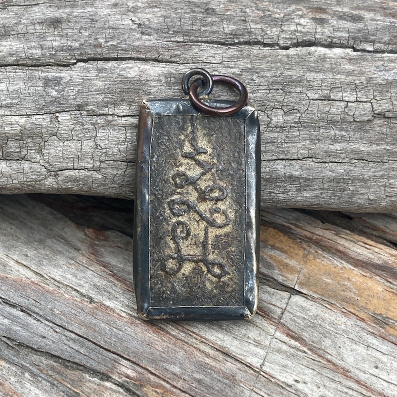 Temple Buddhist Monk Amulet Pendant Protection Jewelry - Etsy