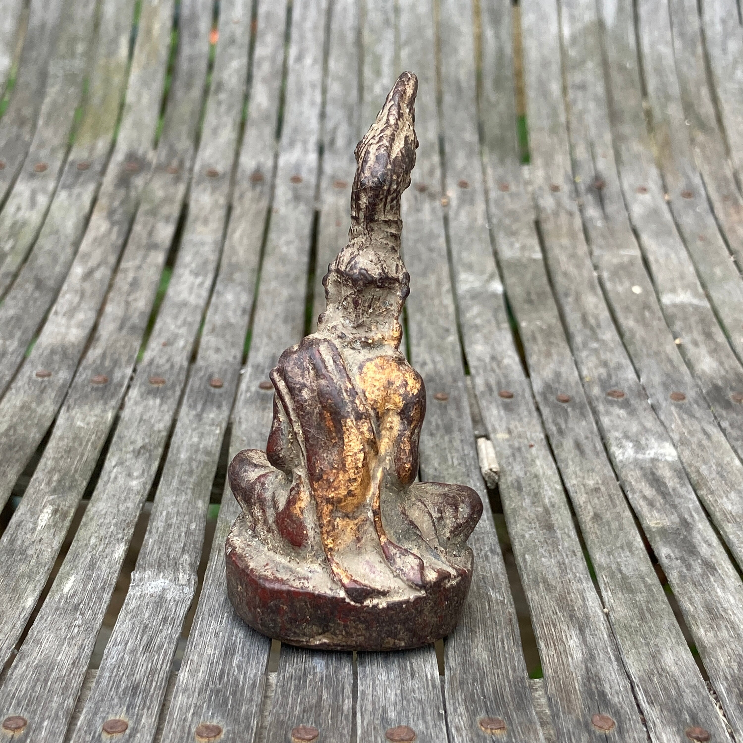 Temple Buddhist Wood Statue Protection Amulet Home Decor - Etsy